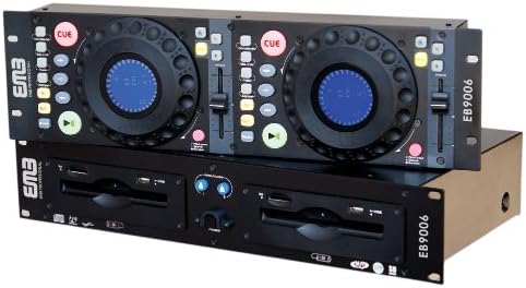 Amazon.com: EMB Professional 19" Rack Mount DJ USB/MP3/CD Mixer eb9006 ...