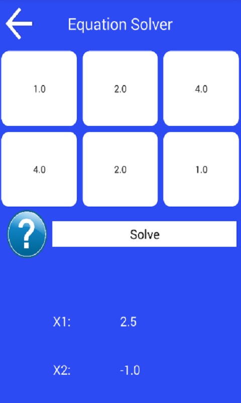 System of Equations Solver - App on Amazon Appstore