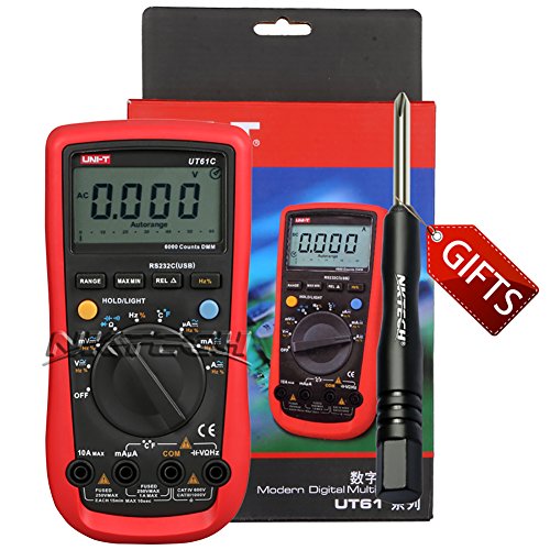 NKTECH TL-1 Screwdriver UNI-T UT61C Auto Range True RMS Digital ...