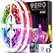 Keepsmile 30M Led Strip Lights (2 Rolls of 15M) Bluetooth Smart App ...