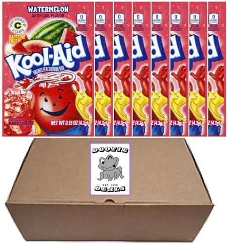 Amazon.com : Doofie Deals Kool-Aid Drink Mix - 8 Packets (Watermelon ...