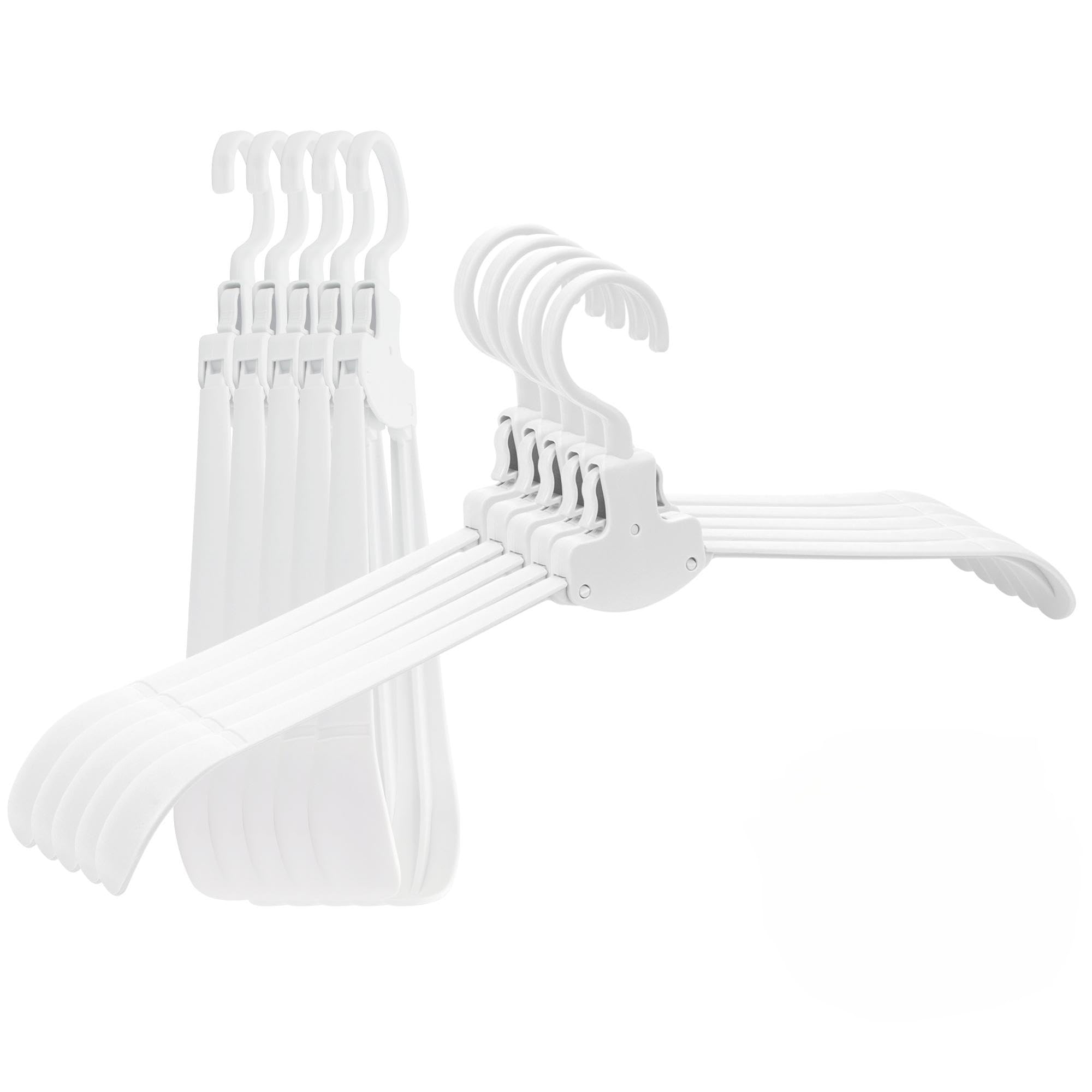 Amazon.com: Upgrade Dyoss Magic Foldable Plastic Clothes Hangers Anti ...