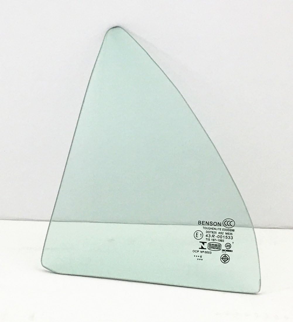 Amazon.com: Driver/Left Side Rear Vent Window Glass Replacement for ...
