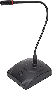 Amazon.com: Desktop Microphone - Gooseneck Condenser with LED Indicator ...