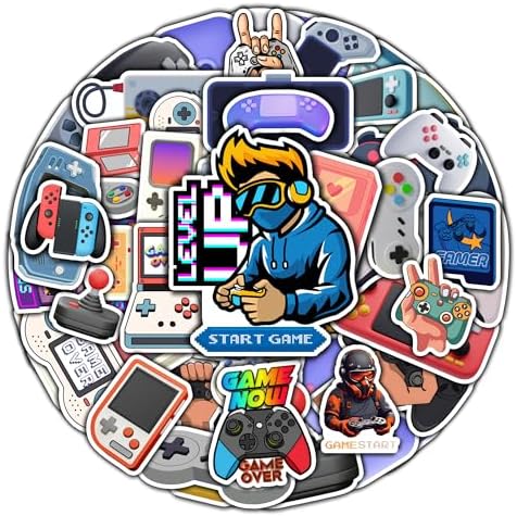 Amazon.com: 50PCS Gamer Stickers for Boys,Motivational Stickers Water ...