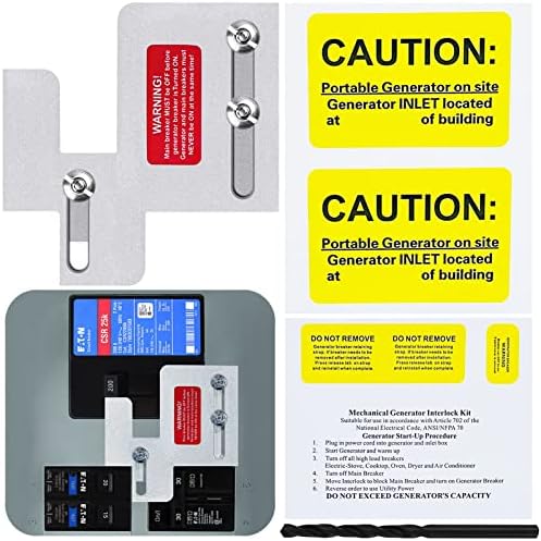 Generator Interlock Kit Compatible with Eaton Cutler Hammer BR SERIES ...