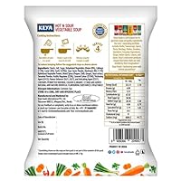 Keya Hot N Sour Vegetable Everyday Soup | Serves 4 | Pack of 6 x 56 Gm ...
