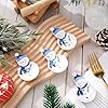 Amazon.com: Whaline 4Pcs Winter Coffee Spoon Rest Cute Snowman Ceramic ...