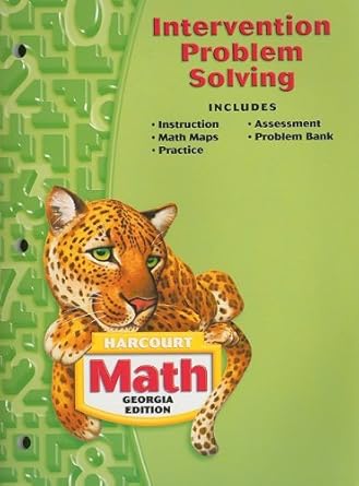 Math, Grade 5 Intervention Problem Solving: Harcourt School Publishers ...
