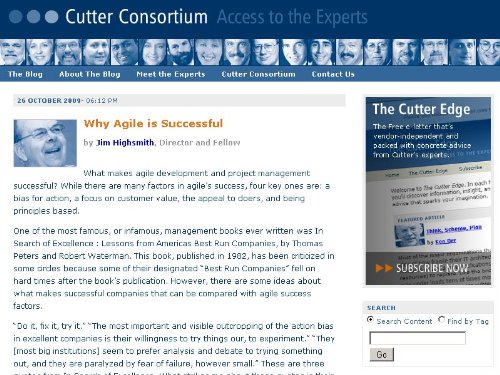 Amazon.com: Cutter Consortium Blog : Cutter Consortium: Kindle Store