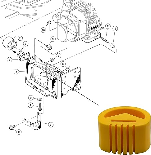 Snapklik.com : (2/Pack)-Rubber Snubber Motor Mount Vibration Dampener ...