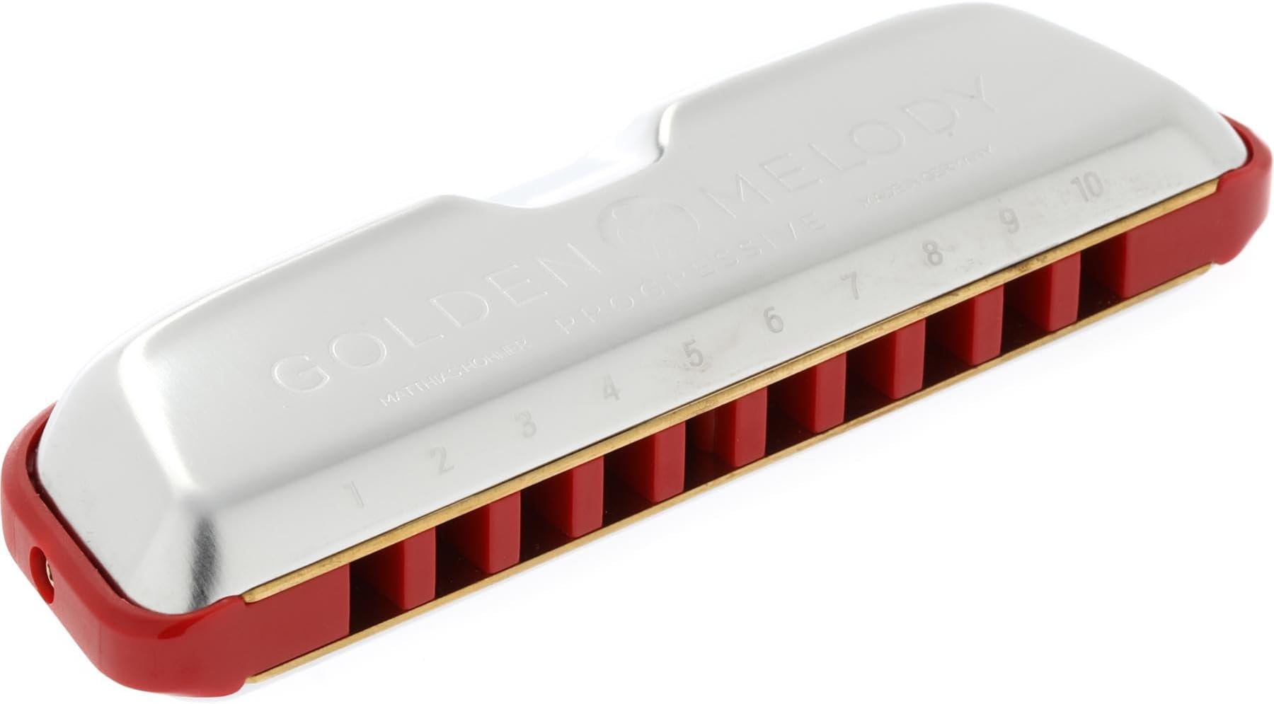 Amazon.com: Hohner Golden Melody Progressive Harmonica, Key of G ...