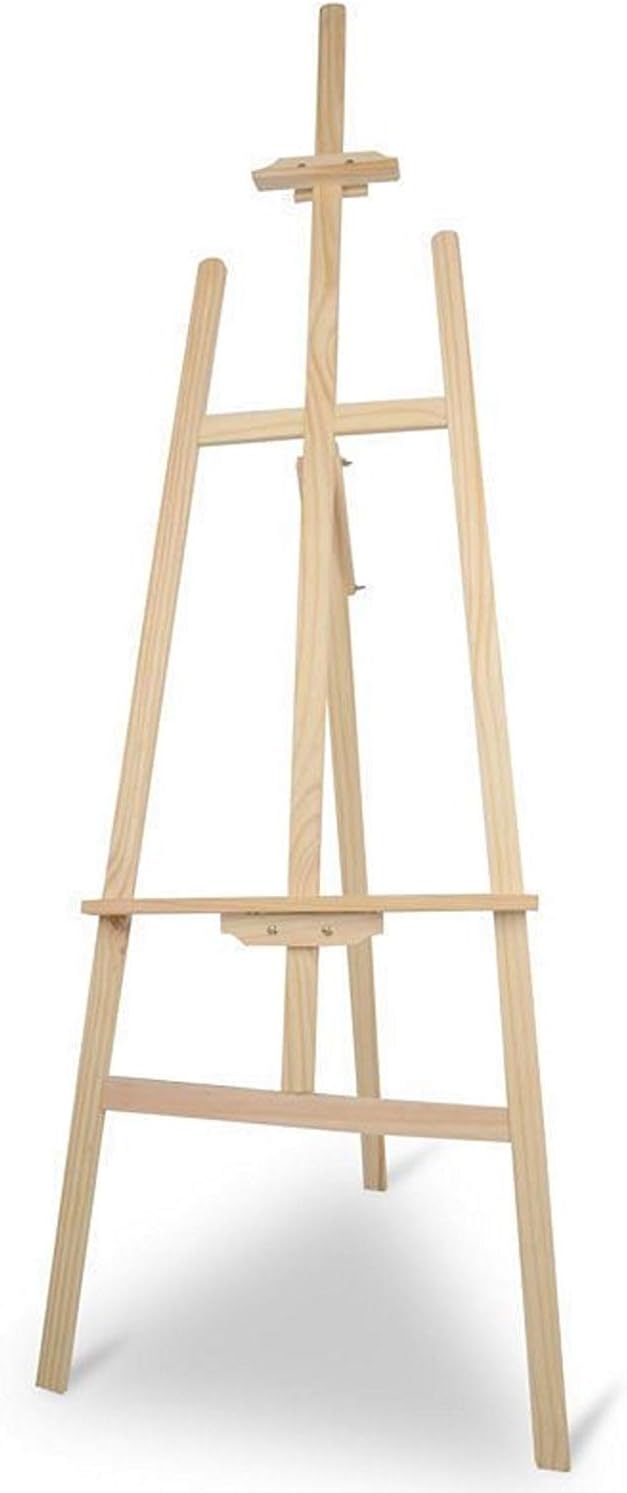 5ft Artist Easel A Frame Wooden 150cm High Adjustable Art Studio ...