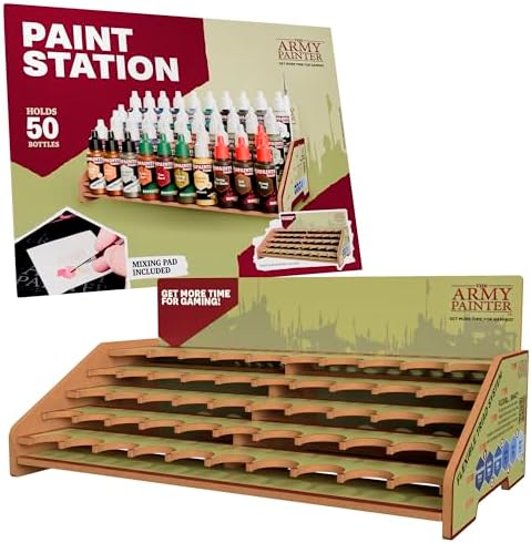 Amazon.com: The Army Painter, Paint Station, Storage for 50 Warpaints ...