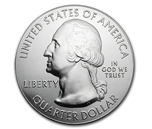 2015 P 2015 5 oz Silver ATB Saratoga National Park Quarter Seller ...