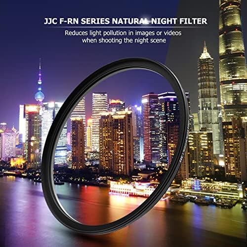 JJC 77mm Natural Night Filter, Light Pollution Filter for Night ...