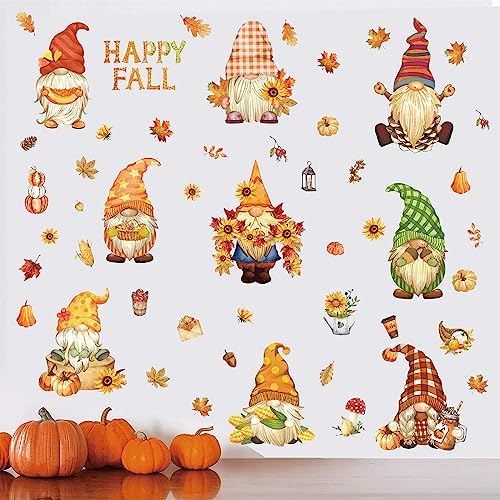 Amazon.com: Autumn Fall Maple Tree Leaves Wall Decals, Maple Bicycle ...