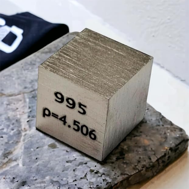 Pandiui23 Metal Element Cubes – Laser Etched Density Cubes Set for a ...