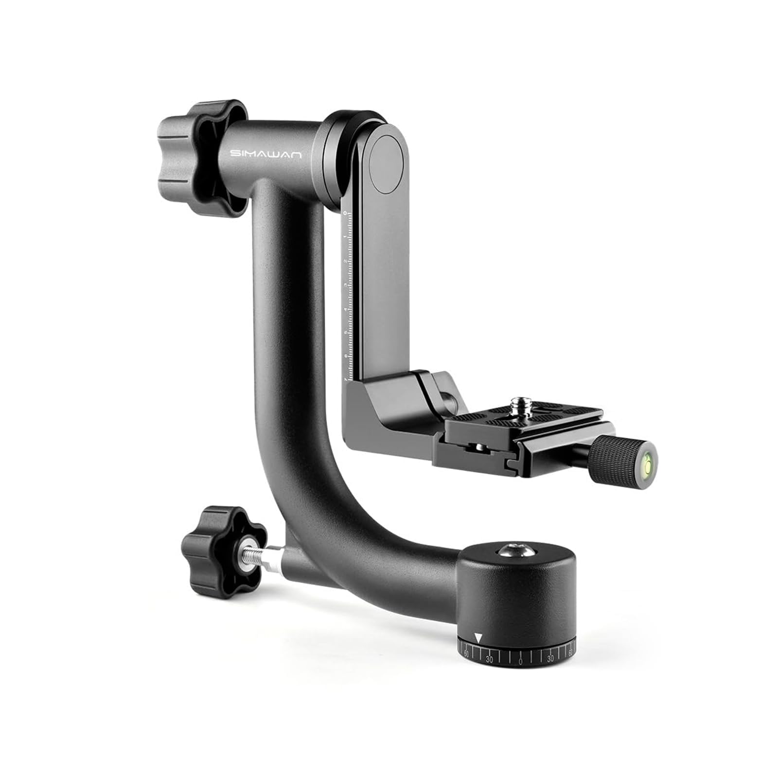 Amazon.com : SIMAWAN Professional Camera Gimbal Tripod Heads - 360 ...