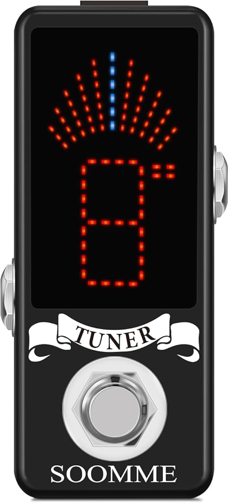 Amazon.com: SOOMME Guitar Tuner Pedal High Precision Chromatic Auto ...