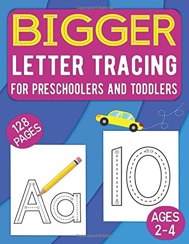 Bigger Letter Tracing for Preschoolers and Toddlers ages 2-4 ...