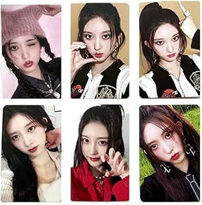 Amazon.com: 6Pcs/Set KPOP IVE Album I'VE MINE HD Photocards Wonyoung Gaeul LIZ REI Leeseo Yujin ...