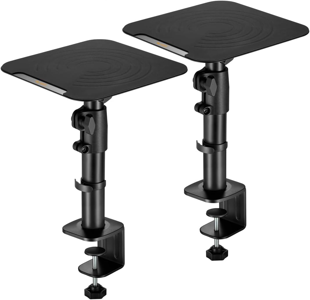 my wall HS30L Universal Speaker Desk Mount, Tiltable +/-15° with a Load ...