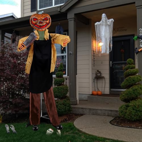 Amazon.com: XOYTN Halloween Decorations Outdoor, 5.3ft Animated ...