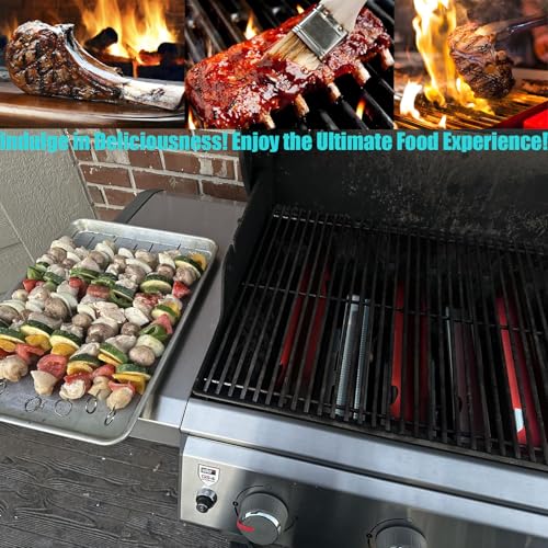 Gas Grill Flavorizer Bars 66795 Heat Deflector 66040 for Weber Genesis ...