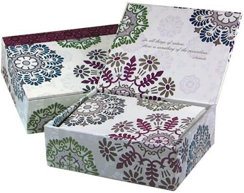 Amazon.com: Mudlark Holiday Boxed Cards, Silver Belle, 25-count ...