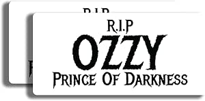 Amazon.com: Rip Ozzy Sticker 2 Pack - Prince of Darkness Osbourne Rest ...