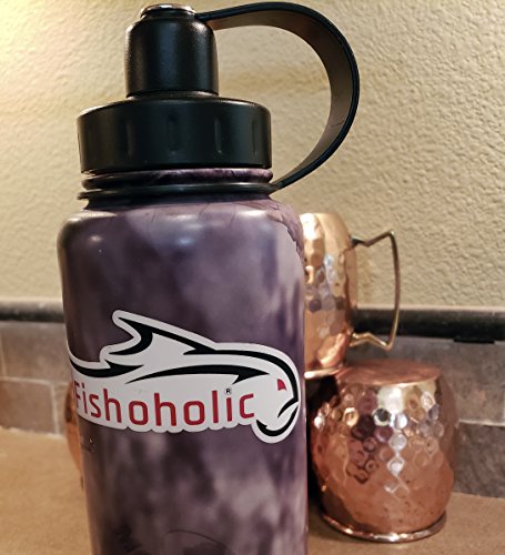 Snapklik.com : Fishoholic Waterproof Fish Decal Sticker - 3 Stickers ...