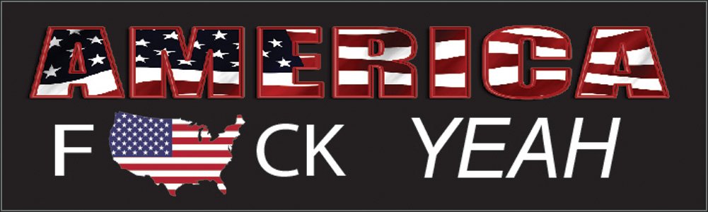 Amazon.com - Rogue River Tactical 10x3 Patriotic Bumper Sticker Auto ...