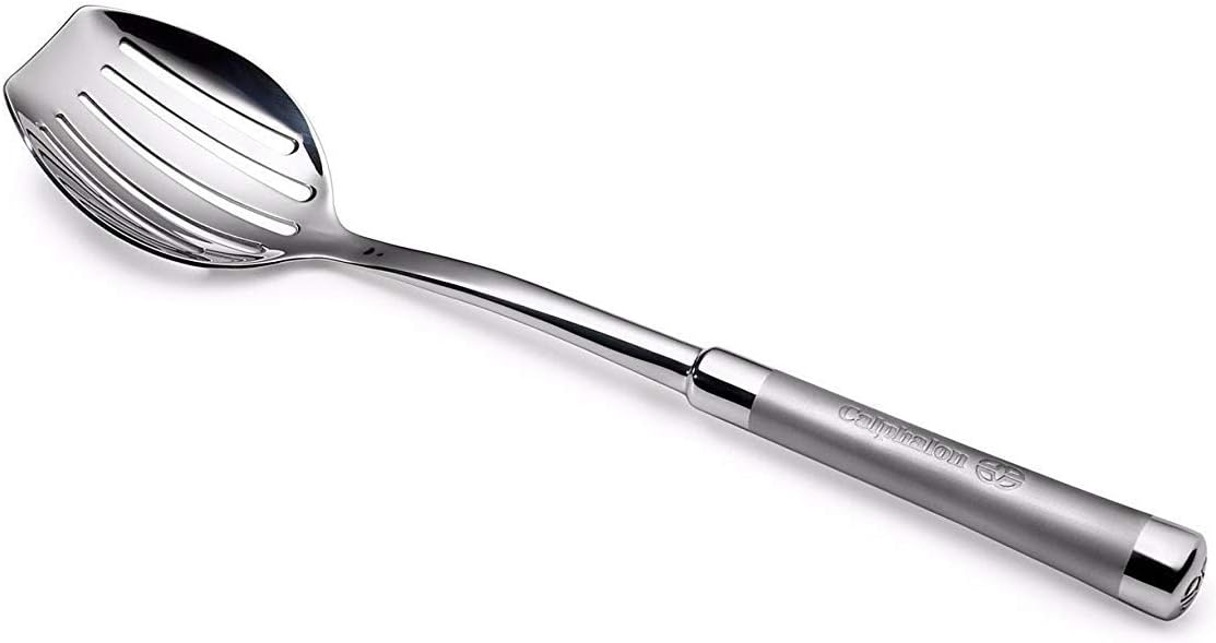 Amazon.com: Calphalon Complements Large Stainless Steel Slotted Spoon ...