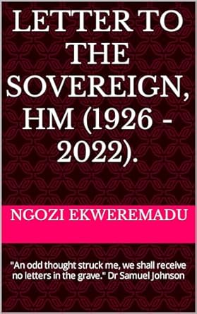 Letter to the Sovereign, HM (1926 - 2022).: "An odd thought struck me ...
