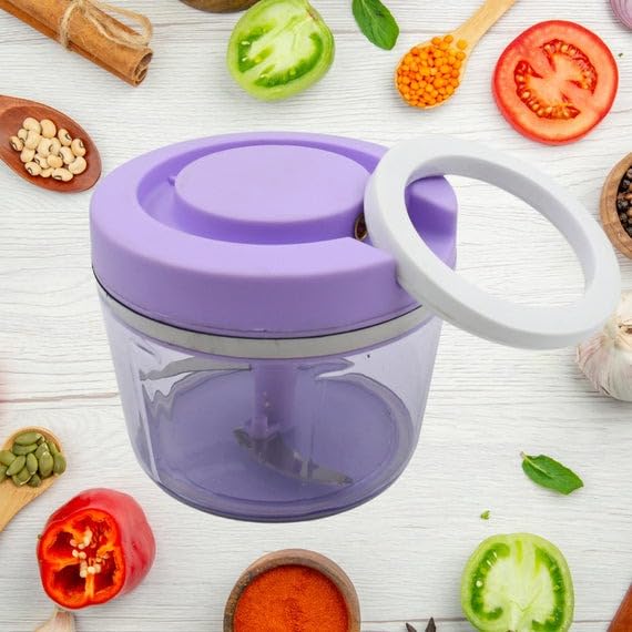 Mini Portable Food Processor for Kitchen with 3 Blades for Effortless ...