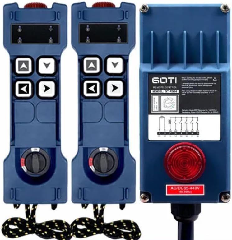 Amazon.com: GT-RS04 Industrial Wireless Crane Hoist Remote Control 4 ...