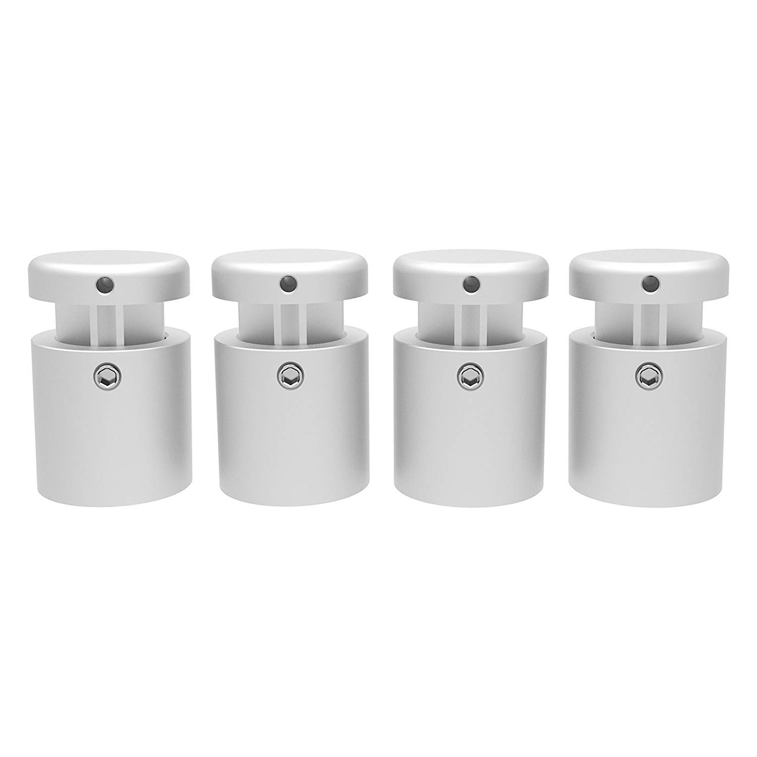 4-way Metal Sign Standoff Fixing Hub for Poster,Signage (without hole ...