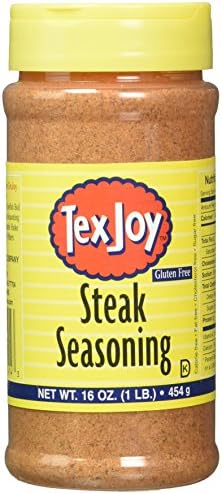 Amazon.com : Texjoy Original Steak Seasoning No MSG 16 Oz (Pack of 2 ...
