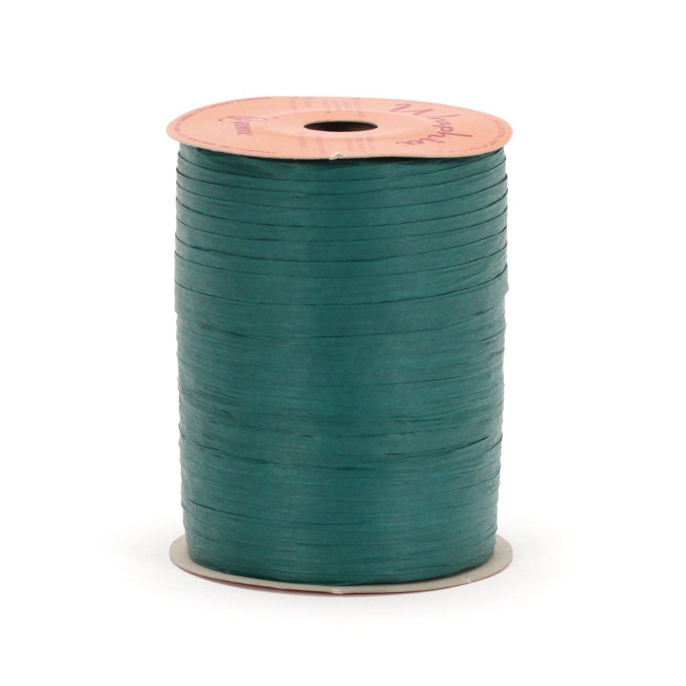 Snapklik.com : Berwick Offray Matte Hunter Green Raffia Ribbon