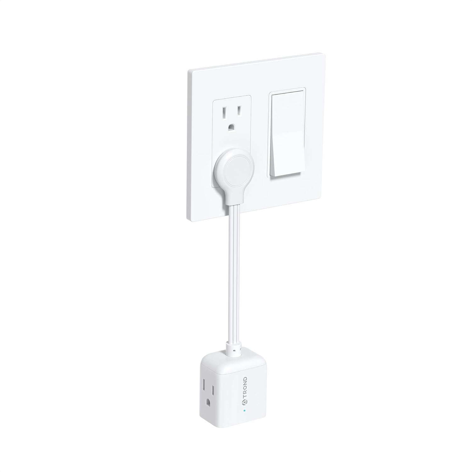 TROND Flat Outlet Extender with 6 Inch Cord - Multi Plug Wall Outlet ...