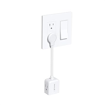 TROND Flat Outlet Extender with 6 Inch Cord - Multi Plug Wall Outlet ...