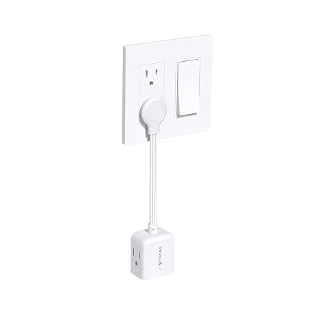 TROND Flat Outlet Extender with 6 Inch Cord - Multi Plug Wall Outlet ...