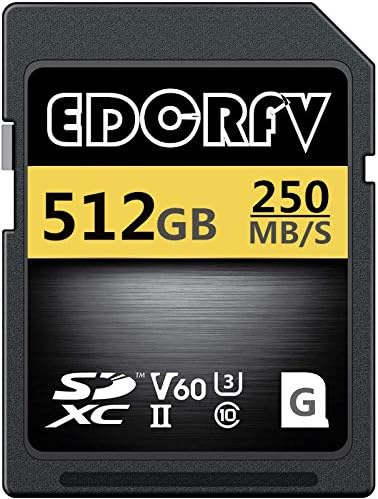 Amazon.com: EDCRFV 512GB UHS-I/U3 SDXC Memory Card V60 –Up to 130MB/s ...