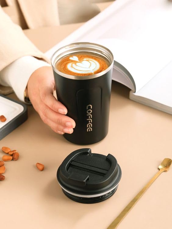 Urban Munch Coffee Mug, 510ML Double Walled Stainless Steel Vacuum ...