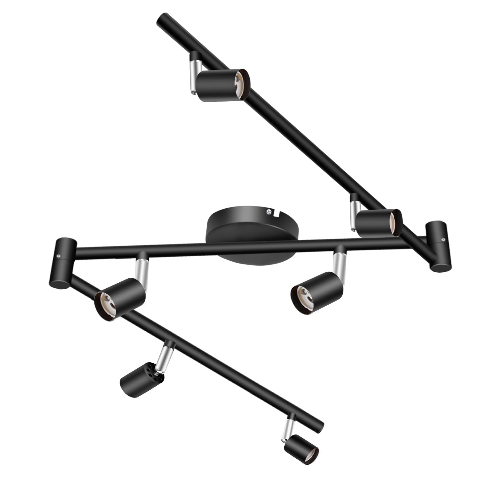HURYEE LED Ceiling Light Rotatable,6 Way LED Ceiling Spotlight,Modern ...