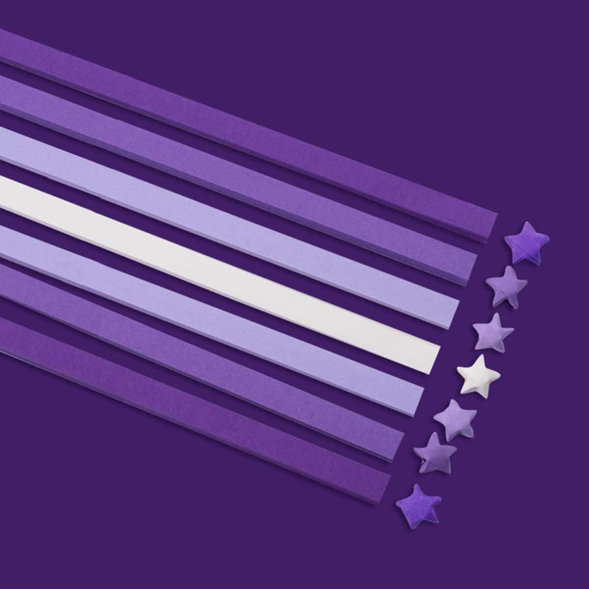 Amazon.com : Origami Paper Stars, Colorful Handcraft Origami Lucky Star ...