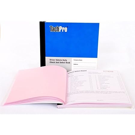 (Pack of 2) Daily Check Driver Defect Book HGV Truck Van 50 Page Defect ...