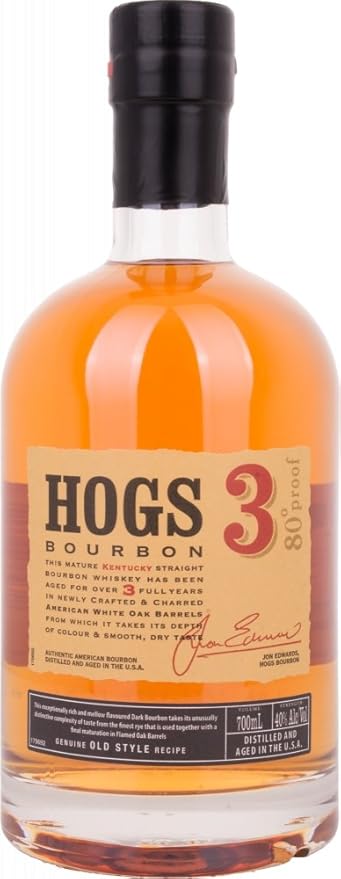 Whisky Hogs 3 - Whisky Kentucky Straight Bourbon - Botella de Bebida ...