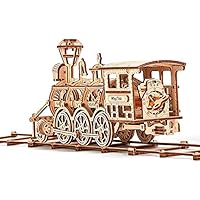 Amazon.com: Wood Trick Wooden Toy Train Set with Railway - 34x7 ...
